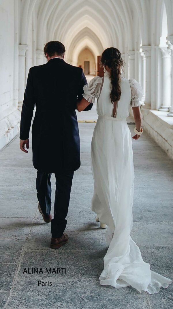 La cape de mariée Paris - Alina Marti